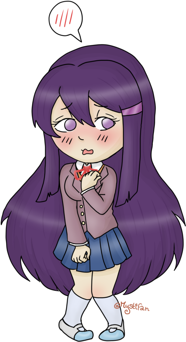 Download Clip Art A Shy Chibi Best - Shy Chibi Anime Girls - ClipartKey