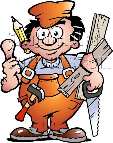 Download Handy Man With Tools - Carpenter Clip Art - ClipartKey