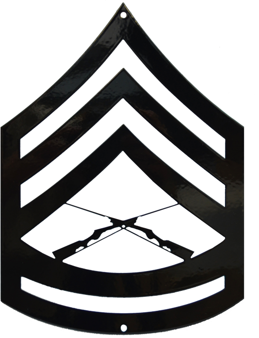 Download Sergeant Stripes Black And White - ClipartKey