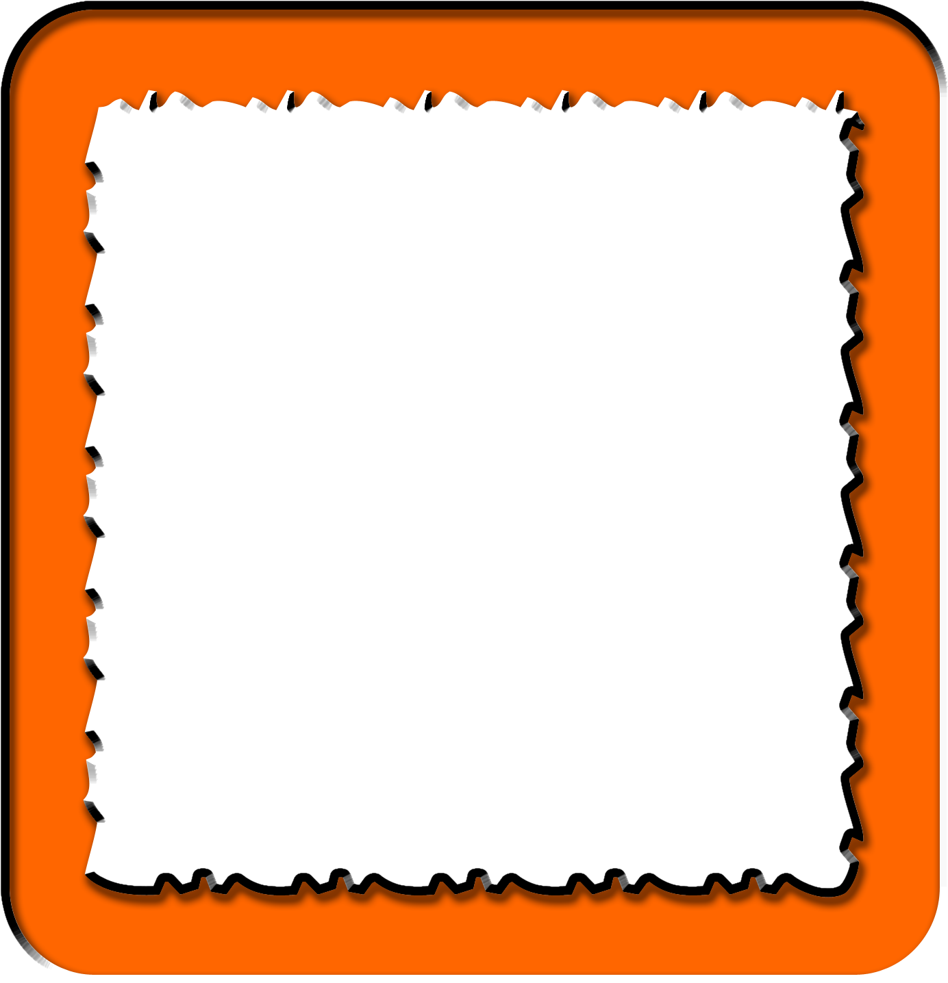 Download Free Frames Png - Orange Photo Frame Png - ClipartKey