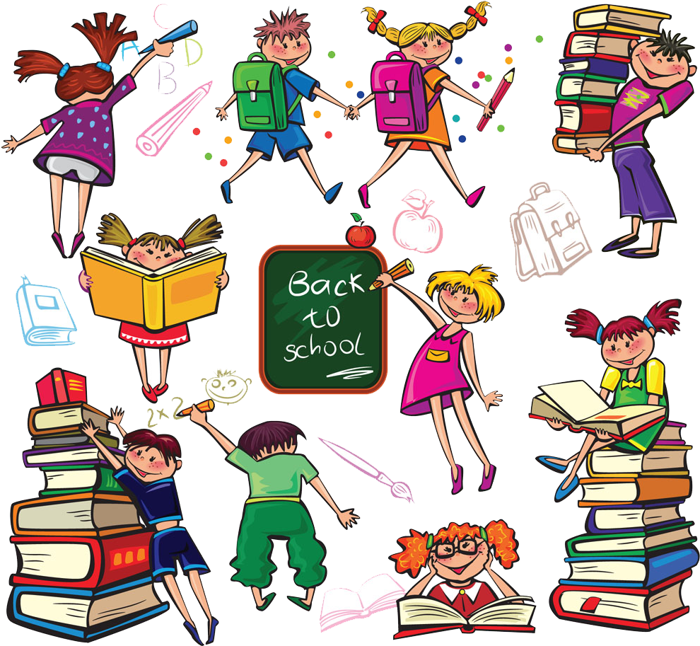 Download Transparent School Children Clipart - School Children Graphics ...