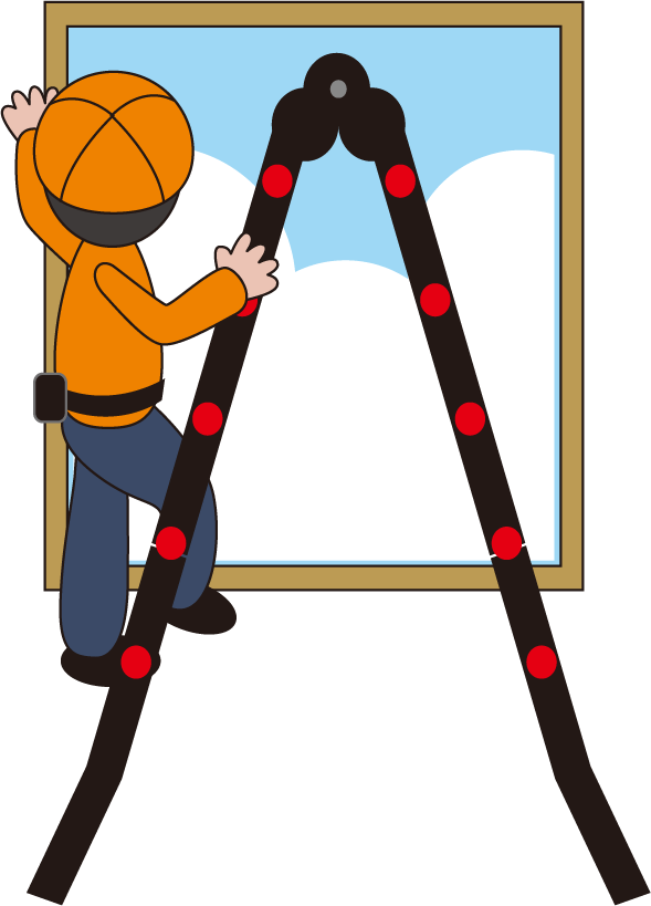 Download Aluminum Folding Ladder With Rubber Feet - ClipartKey