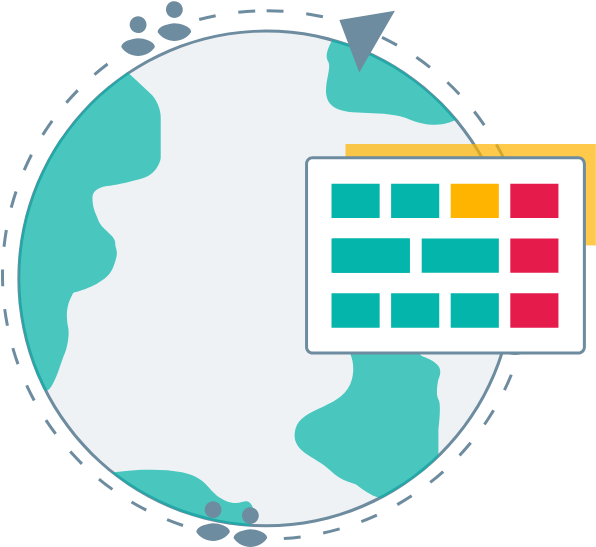 Download Illustration Of A Lesson Plan Moving Around The Globe - Circle ...