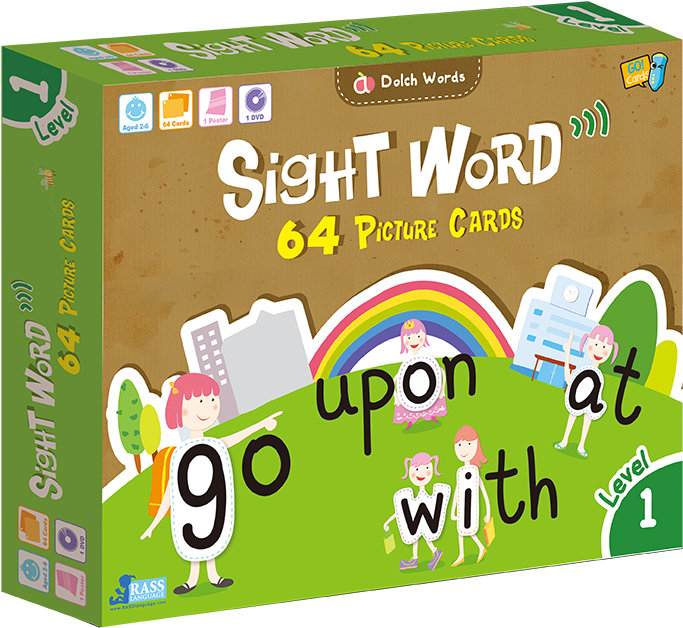 Download Dolch Words Sight Word 64 Cards - ClipartKey