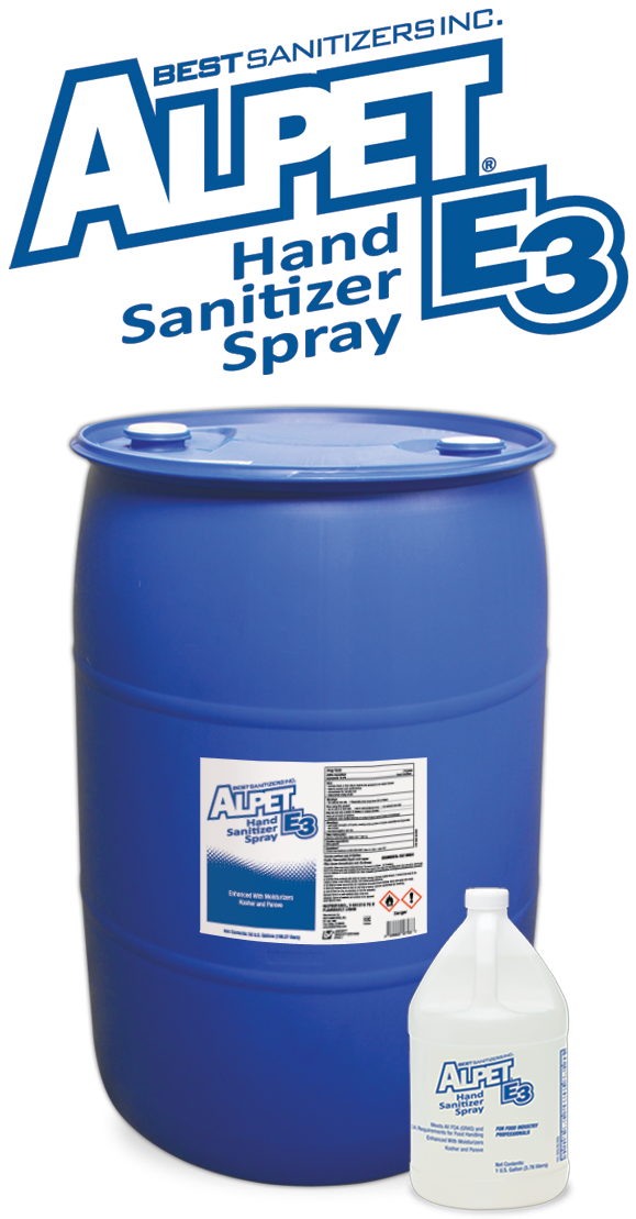 Download Alpet E3 Plus Hand Sanitizer Spray Is - Plastic - ClipartKey