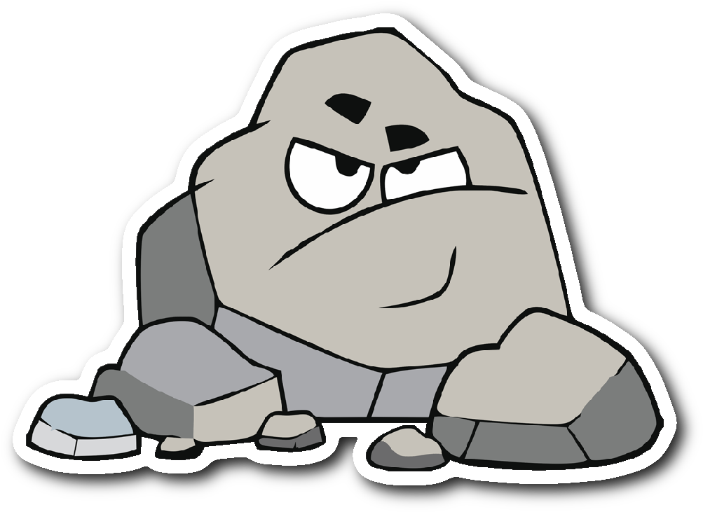 Download Chronic Stones Monster Sticker - Kidney Stone Clip Art ...