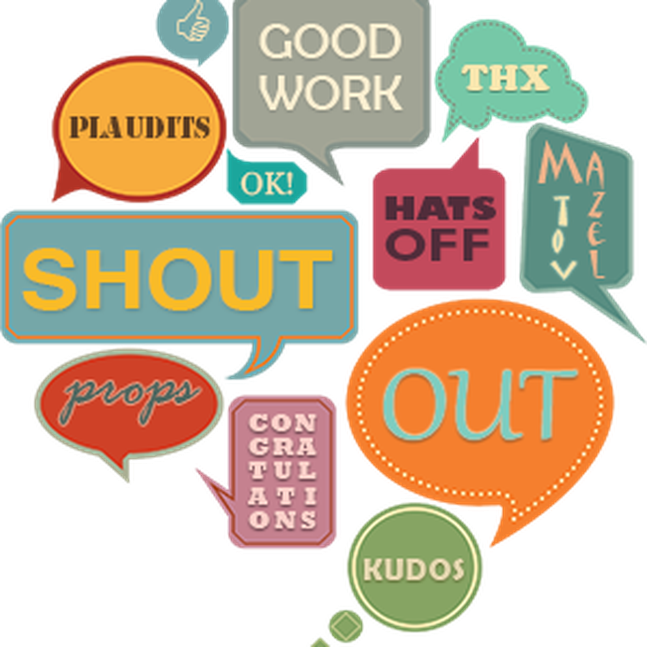 Download Shout Outs At Work - ClipartKey