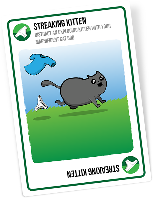 Download Streaking Kitten Card - Exploding Kittens Streaking Kittens ...