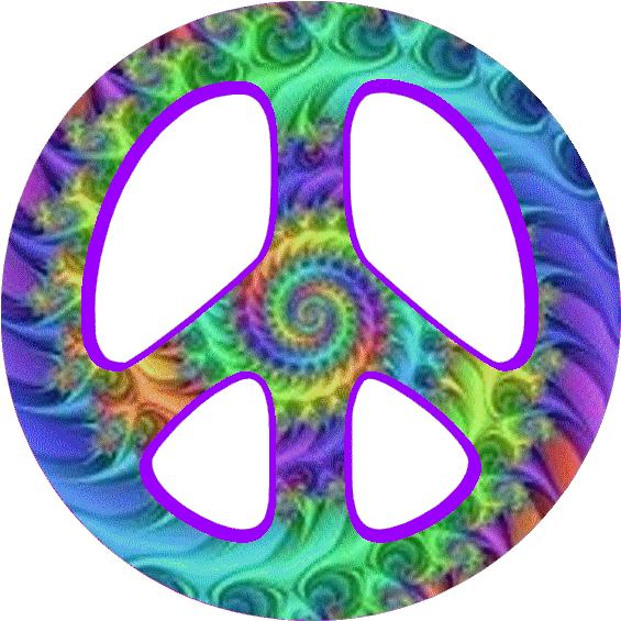 Download Pastel Rainbow Colors Peace Sign Clipart , Png Download ...
