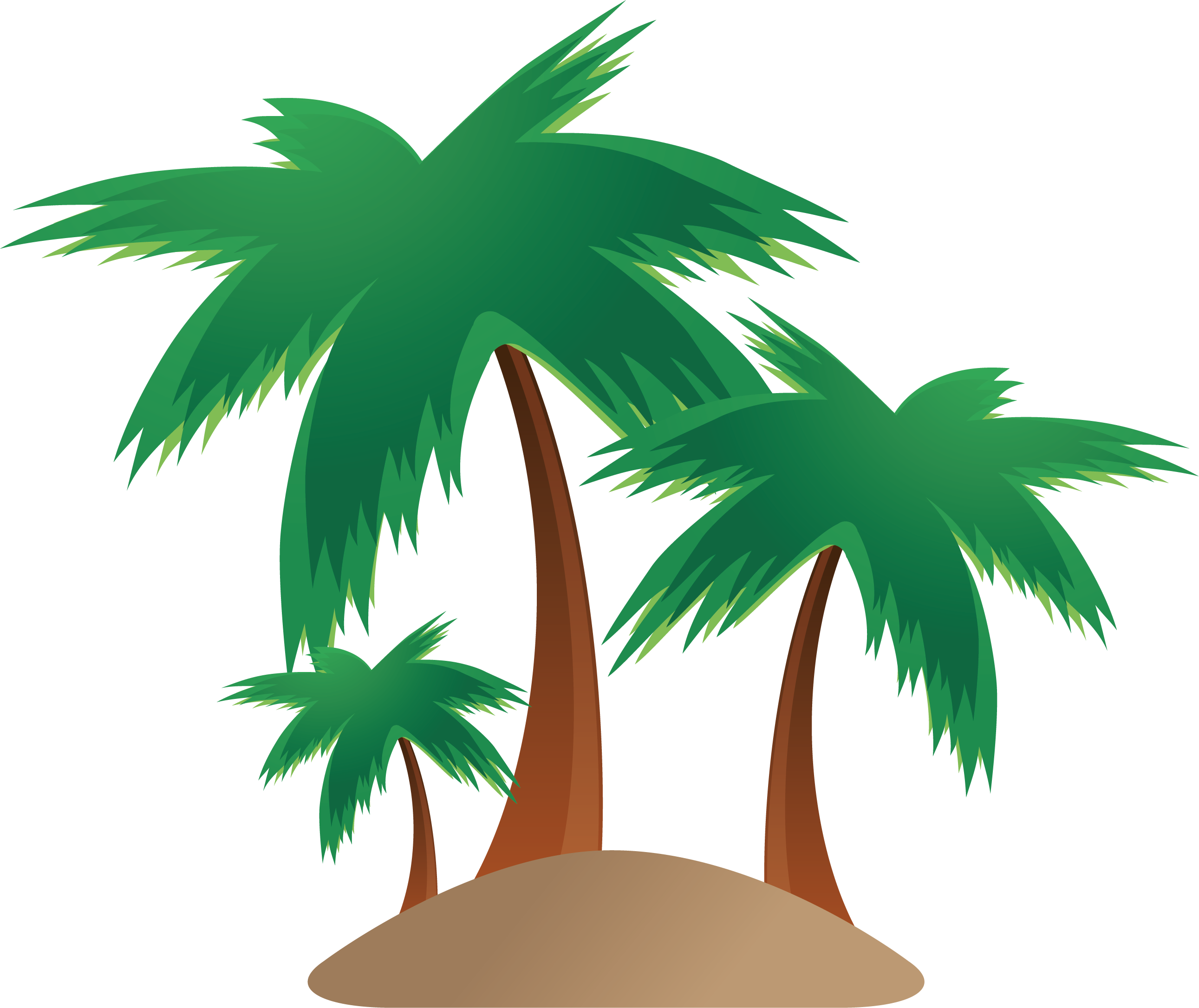 Download Caribbean Clipart Vector - Caribbean Palm Tree Png - ClipartKey