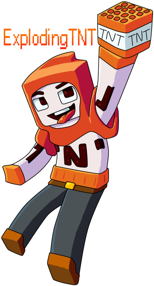 Download Minecraft Explosion Png -awesome Exploding Tnt Fanart ...