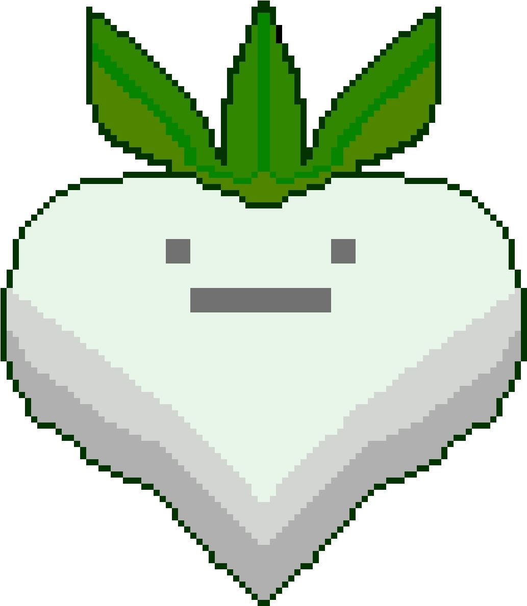 Download Transparent Turnip Png - Pixel Art - ClipartKey