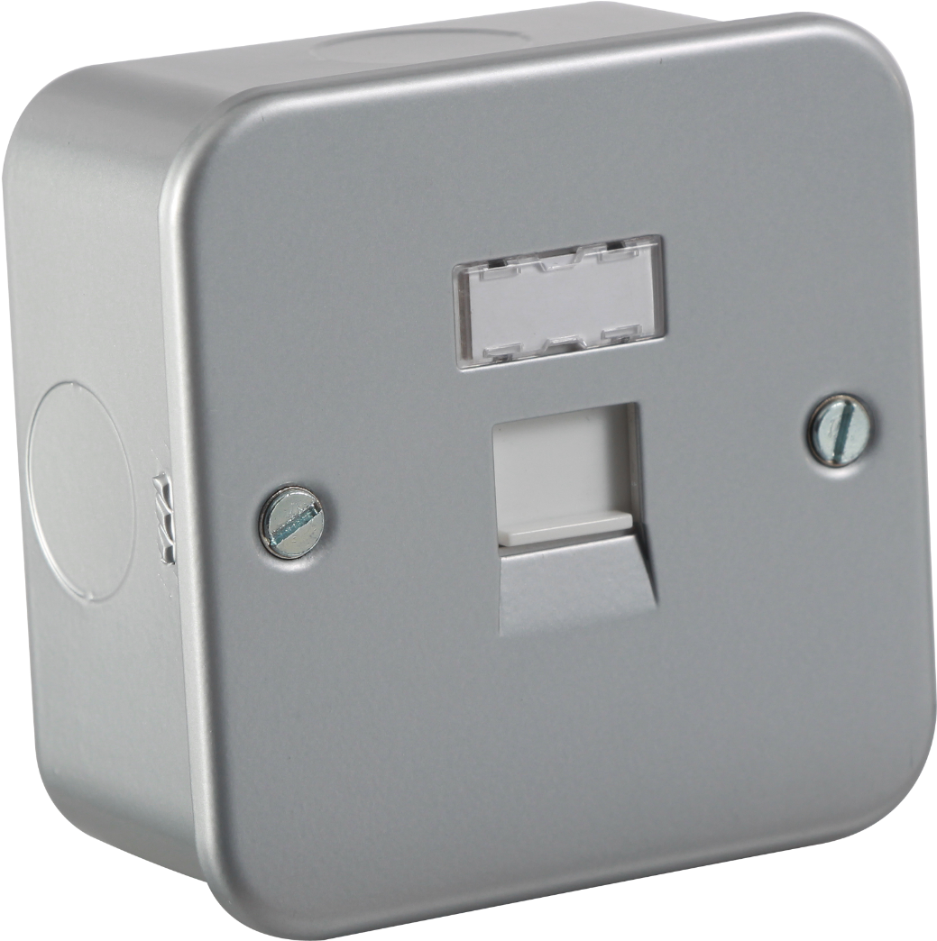 Download Transparent Wall Outlet Png - Mk Metal Clad Data Outlet ...