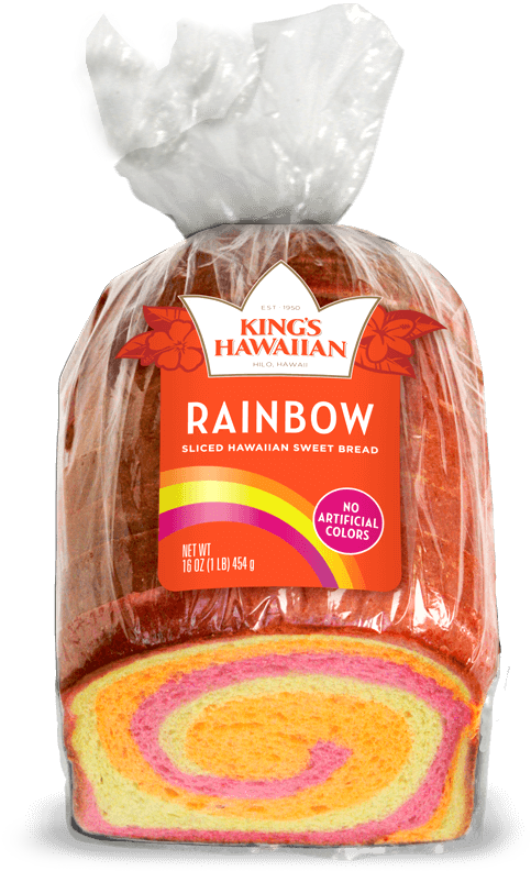 Download Rainbow Bread - King's Hawaiian Rainbow Bread - ClipartKey