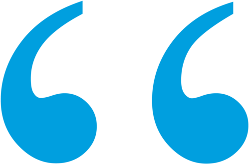 Download Transparent Background Quotation Marks Blue - ClipartKey