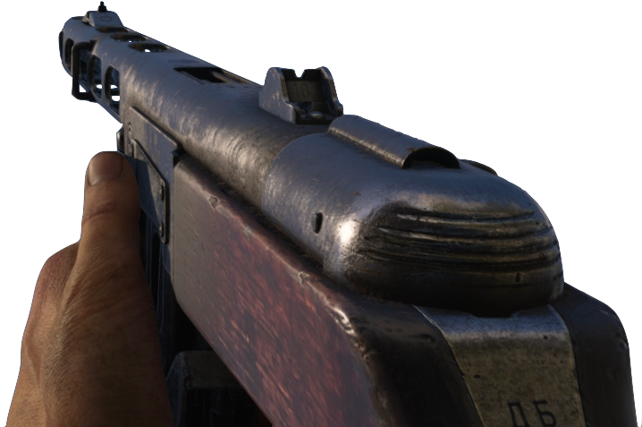 Download Ww2 Rifle Png - Call Of Duty Ww2 Ppsh - ClipartKey