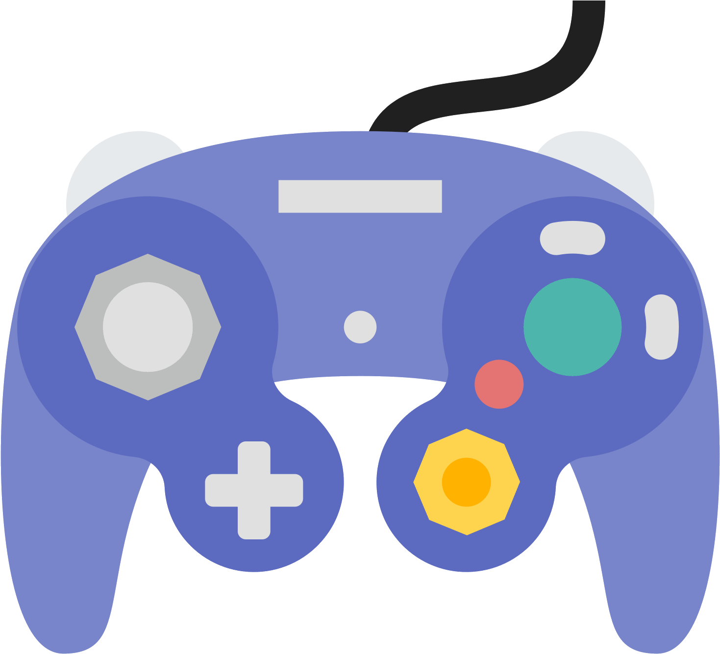 Download Controller Clipart Vector - Gamecube Gamepad - ClipartKey