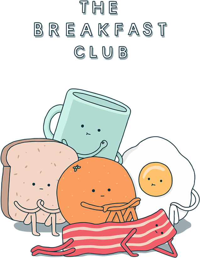 Download Breakfast Club Cartoon Png , Transparent Cartoons - Breakfast ...