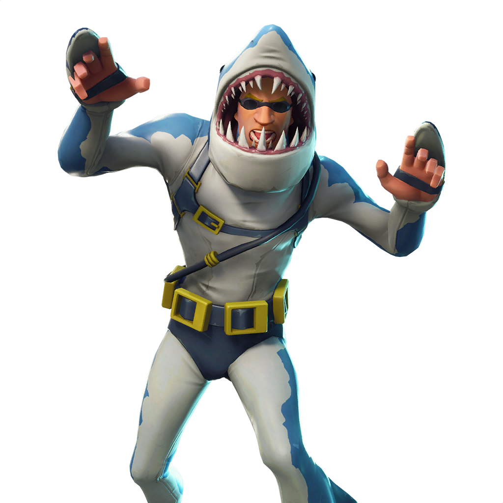 Download Fortnite Battle Royale Character - Fortnite Shark Skin Png ...