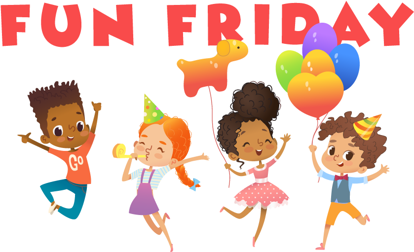 Download Transparent Happy Friday Clipart - Multiracial Birthday Cards ...