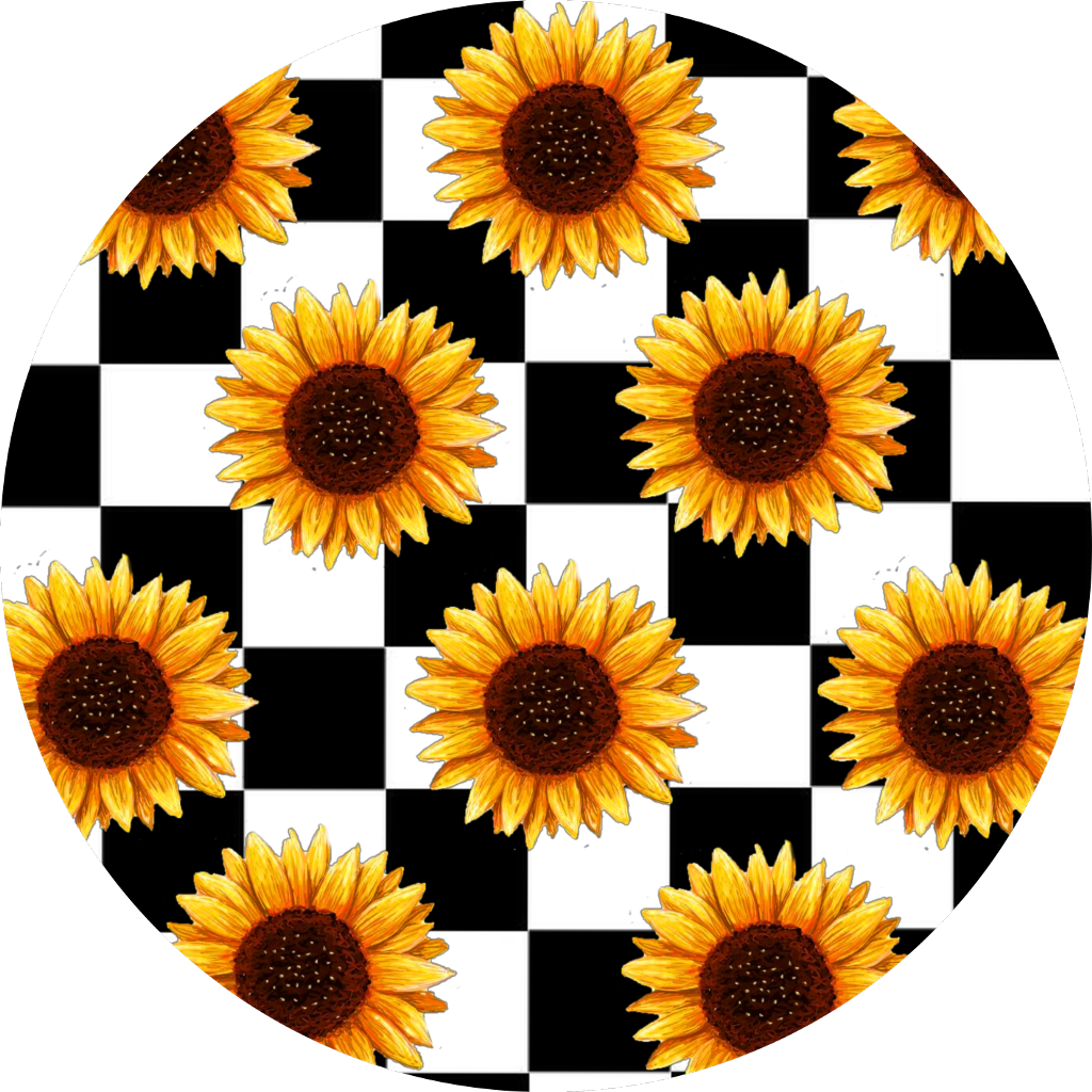 Download Transparent Checker Board Clipart - Sunflower Checkerboard ...