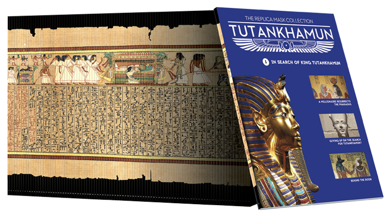 Download Build The Tutankhamun Mask - Book Cover - ClipartKey