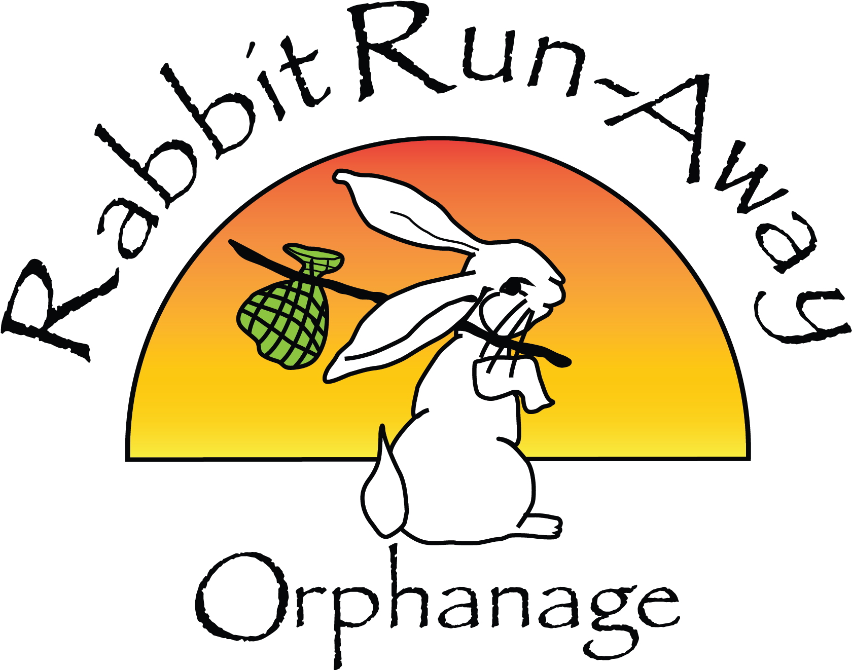 Download Transparent Rabbit Cartoon Png - Rabbit Runaway - ClipartKey