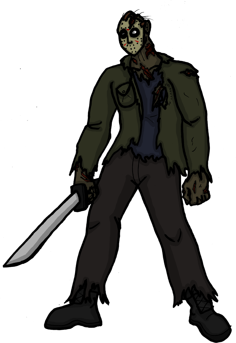 Download Jason Voorhees - Cartoon Jason Voorhees Png - ClipartKey