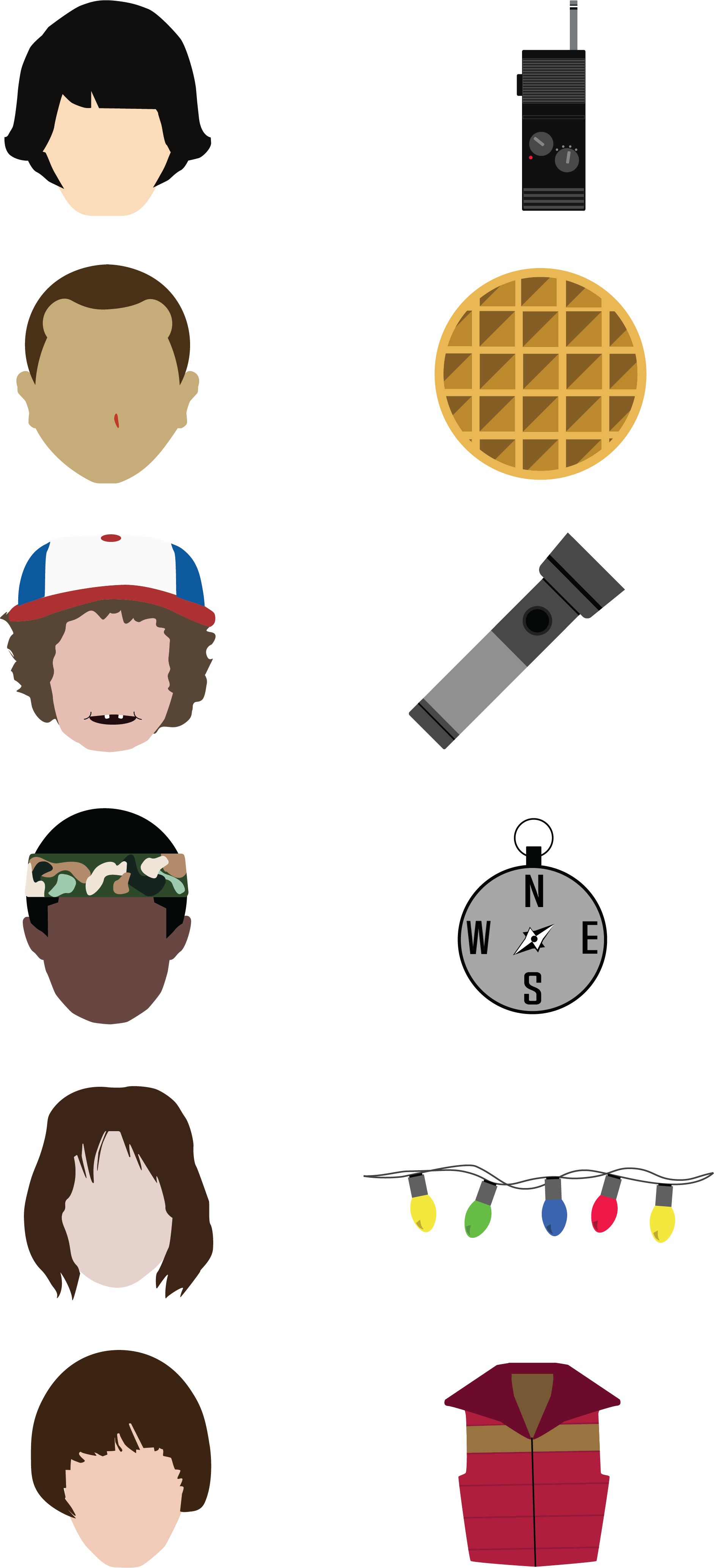 Download Stranger Things Icon Set - Stranger Things Characters Png ...