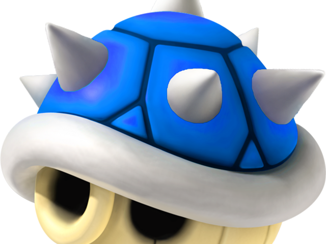 Download Transparent Nes Clipart - Mario Kart 8 Blue Shell - ClipartKey