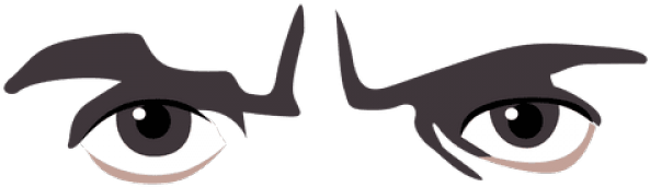 Download Angry Cartoon Eyes - Angry Cartoon Eyes Transparent - ClipartKey