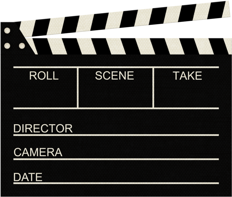Download Transparent Clapperboard Png - ClipartKey