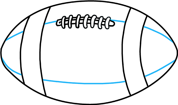 Download How To Draw Football - Drawing - ClipartKey
