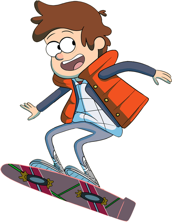 Download Rugrats Clipart Png - Dipper Pines Marty Mcfly - ClipartKey