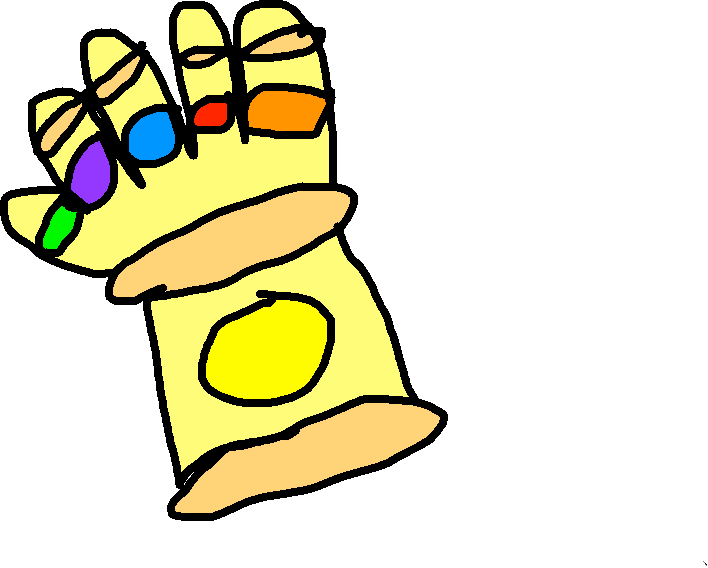 Download Drawing Of The Infinity Gauntlet - ClipartKey