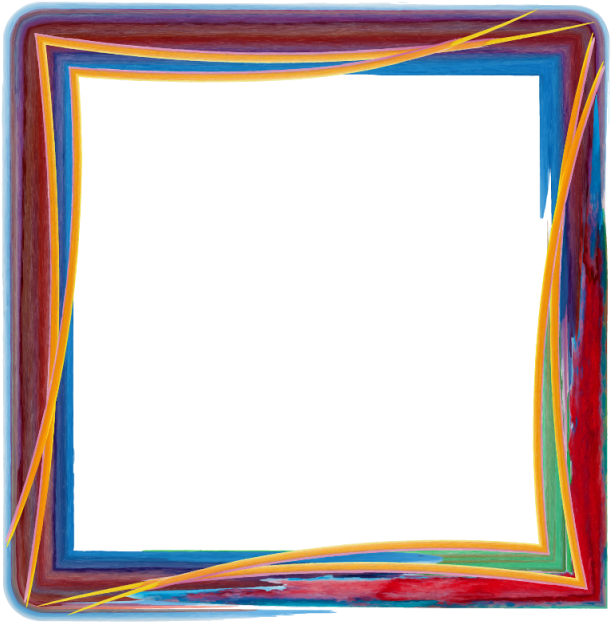 Download Transparent Colorful Borders Clipart - Background Vector Frame ...