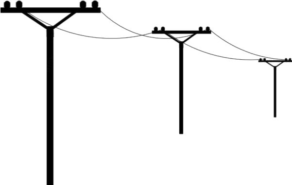 Download Transparent Electric Power Lines Clipart Png - ClipartKey