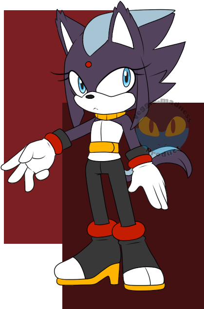 Download Blaze The Cat Tumblr - Prototype Blaze The Cat - ClipartKey