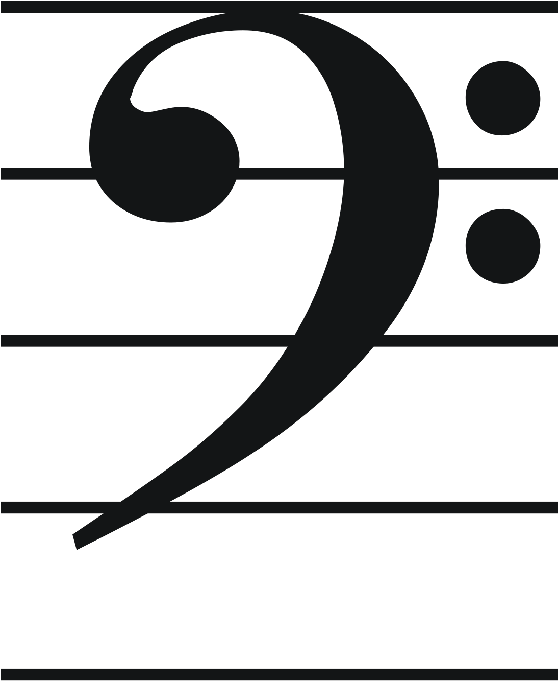 Download Bass Clef F Note - ClipartKey
