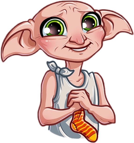 Download #harrypotter #dobby - Harry Potter Sticker Whatsapp - ClipartKey