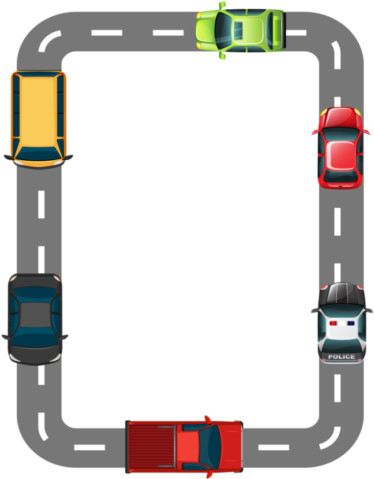 Download Clip Art Border Cars - ClipartKey
