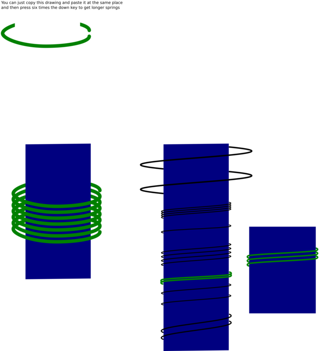 Download Coil Drawing Spiral Spring - Illustration - ClipartKey