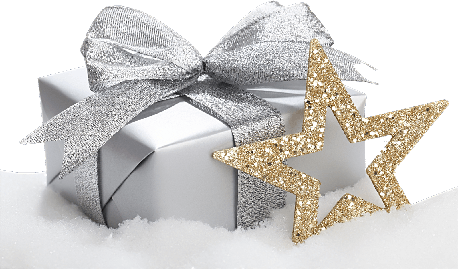 Download Transparent Silver Border Clipart - Gold And Silver Gift ...