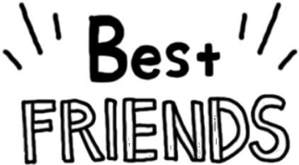 Download Words Transparent Bff - Best Friends Png Text - ClipartKey