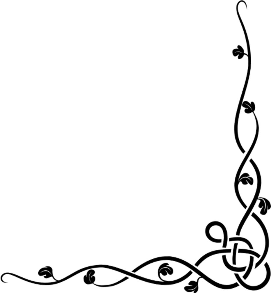 Download Bottom Right Corner Border - ClipartKey