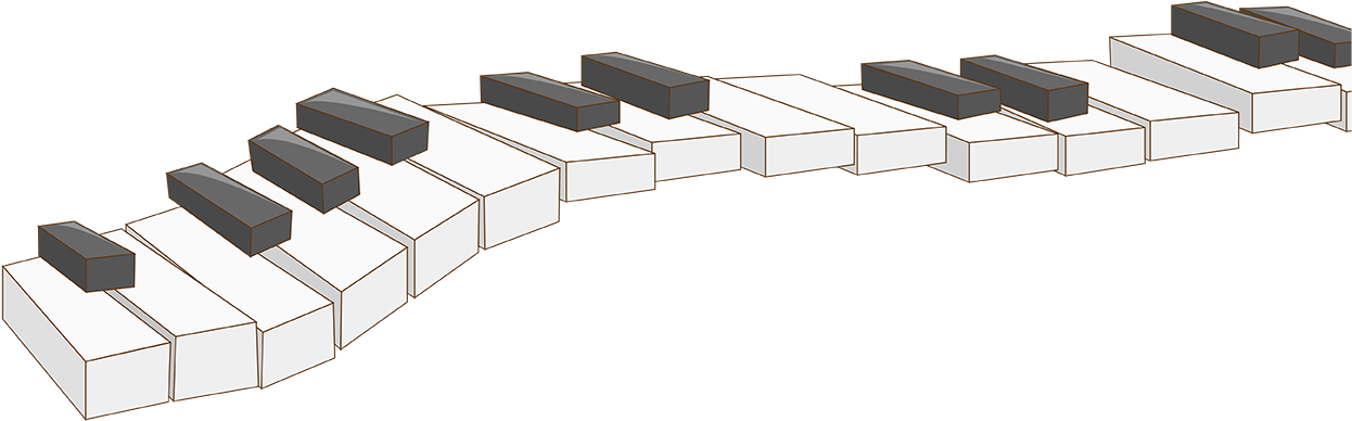 Download Piano Musical Keyboard Cartoon - Transparent Keyboard Piano ...