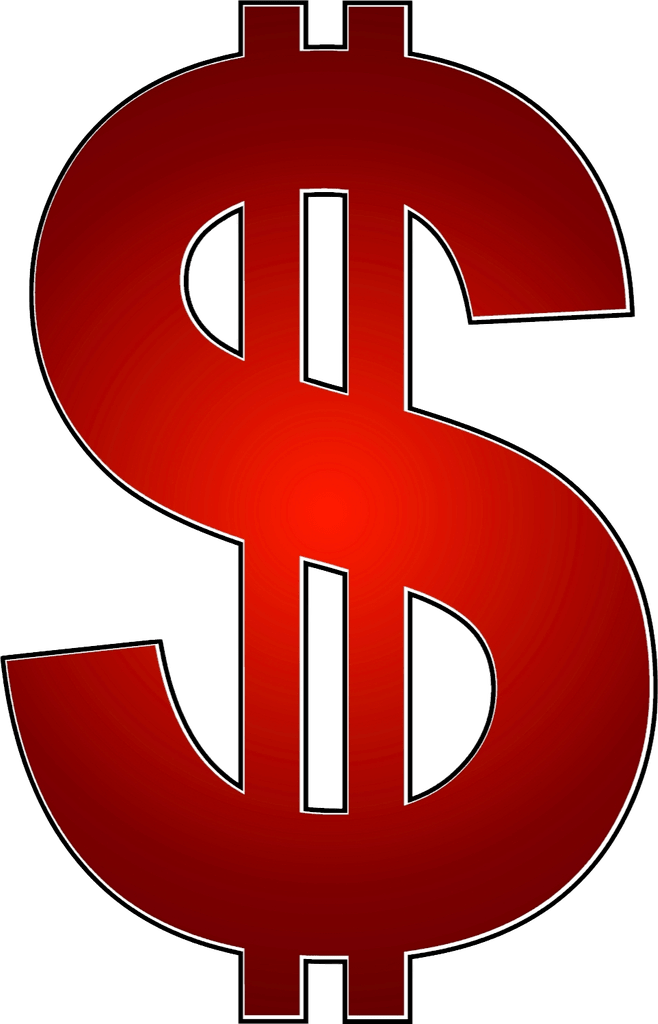 Download Red Dollar Sign Png - ClipartKey