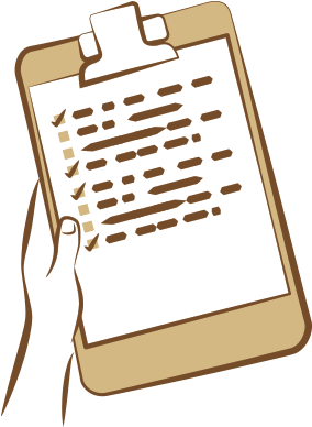 Download Clipboard With Writing And Checklist - Metal - ClipartKey