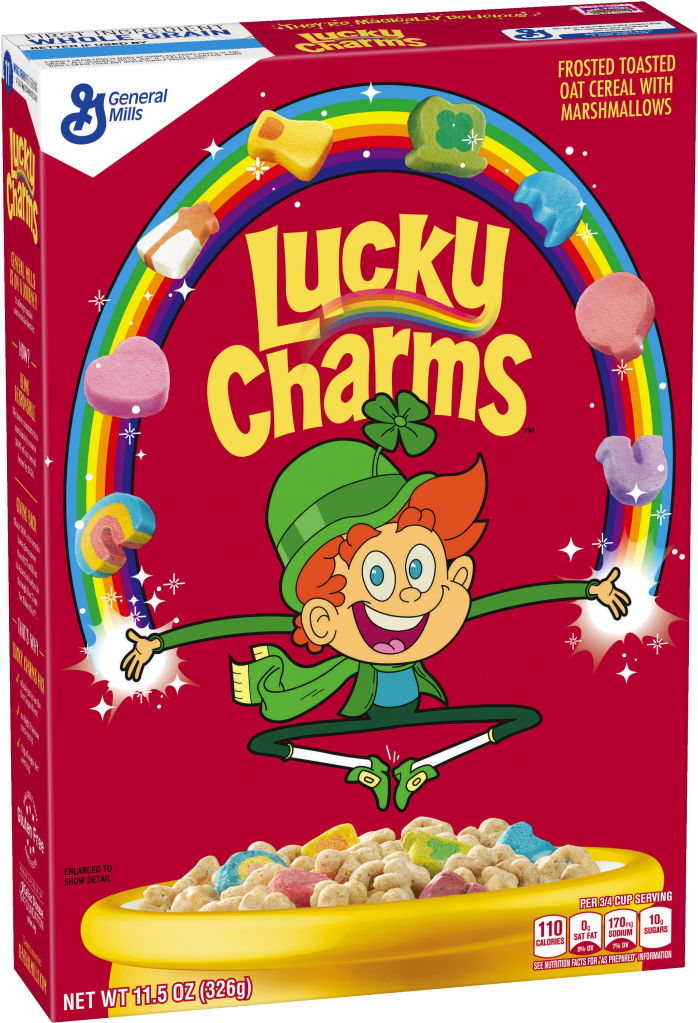Download Gf Products Gluten Free - New Lucky Charms Character - ClipartKey