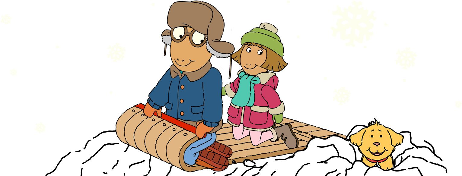 Download Winter - Arthur Home Pbs Kids Snow - ClipartKey